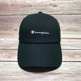 หมวก Champion Low Cap Black | Shopee Thailand
