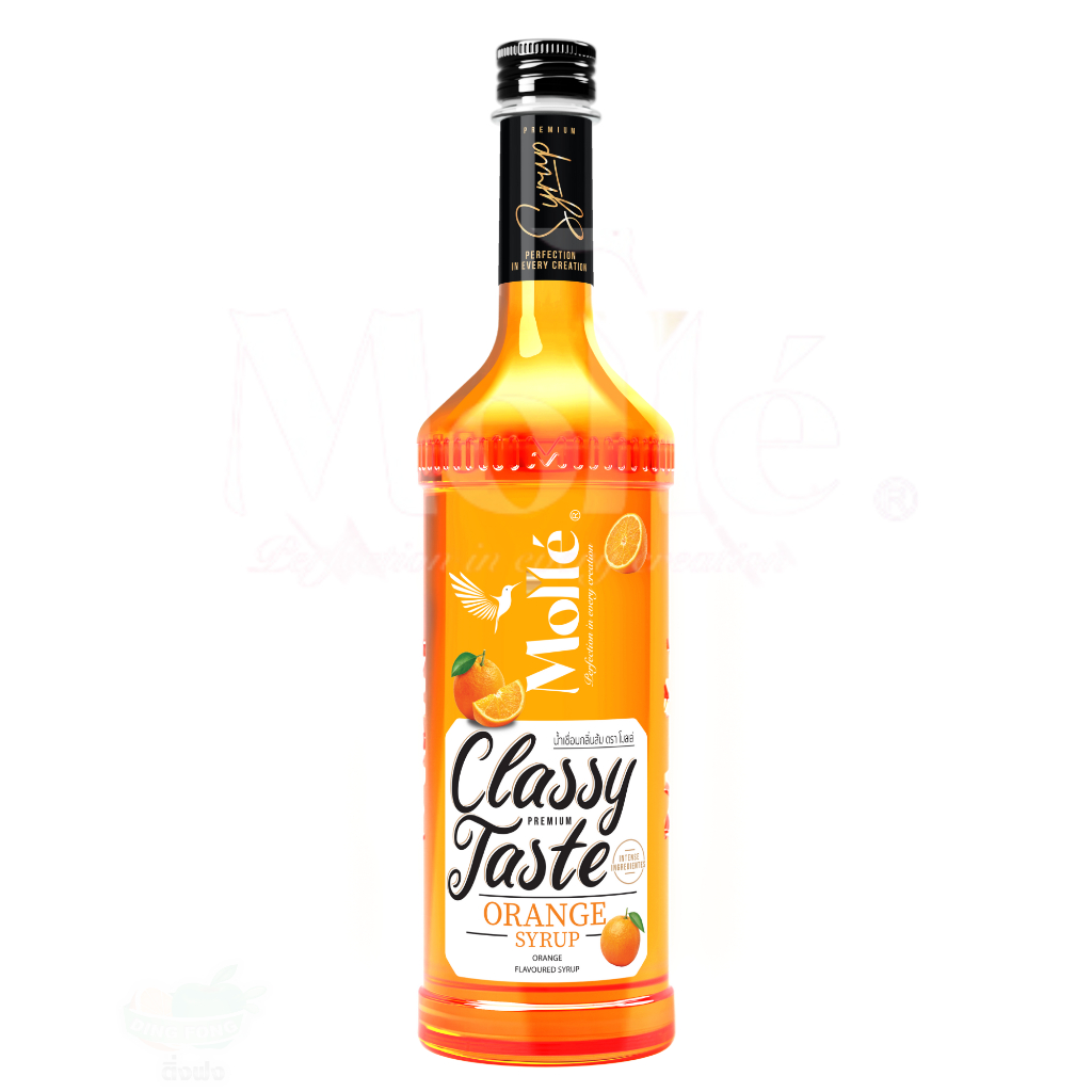 น้ำเชื่อมกลิ่น ส้ม ตราโมลเล่ Molle Syrup Orange 710ml | Shopee Thailand