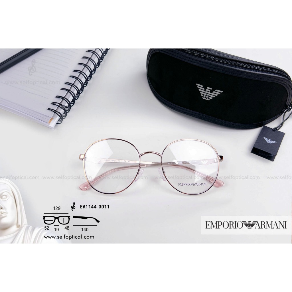 กรอบแว่น EMPORIO ARMANI EA1144 Size 52 ลิขสิทธิแท้ 💯% โดย SELF Optical ...