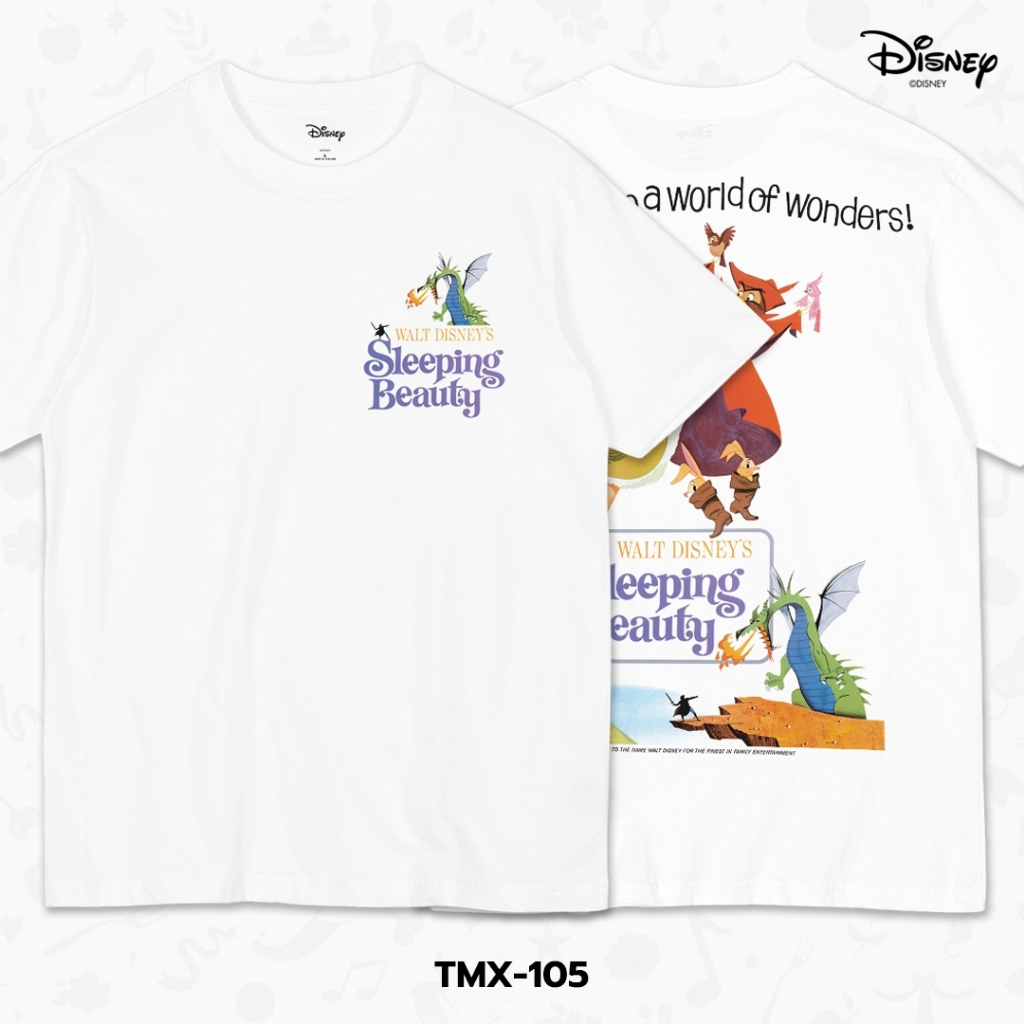 Power 7 Shop เสื้อยืดการ์ตูน ลาย "Sleeping Beauty" คอลเลคชั่น "Disney ...