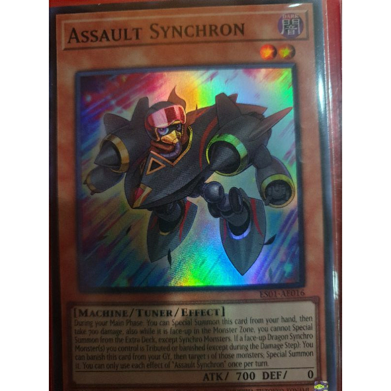 Yu-Gi-Oh Asia English: Assault Synchron ES01-AE016 การ์ดยูกิภาษาอังกฤษ ...