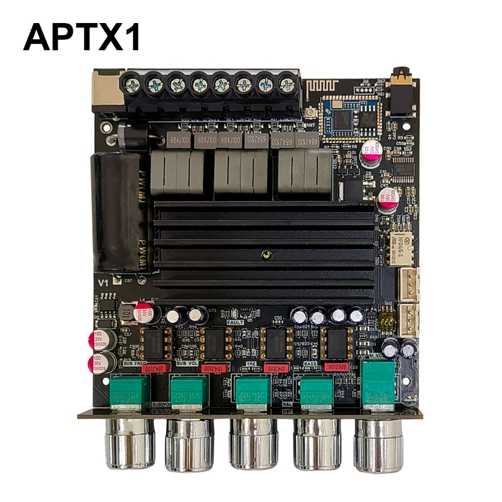 OneAudio ZK ST21 แท้ Qualcomm บอร์ดขยายเสียงดิจิทัล บลูทูธ 2.1 ช่อง DC 12-30v 100Wx2+200W แอมป์ ...