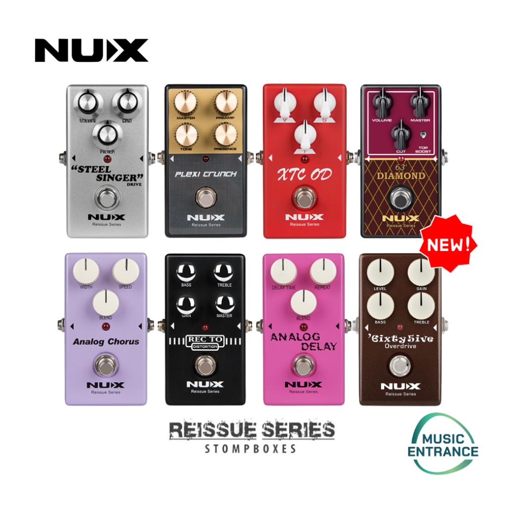 NUX Reissue Stompbox Effect Guitar เอฟเฟค ก้อน กีต้าร์ไฟฟ้า จำลองเสียง ...