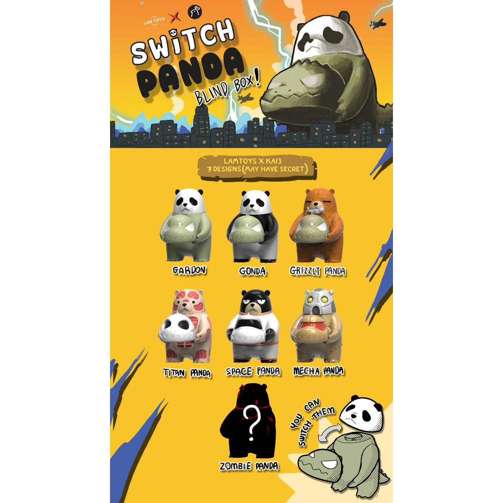 Switch panda กล่องสุ่ม ลุ้น SECRET [Kai3studio] | Shopee Thailand