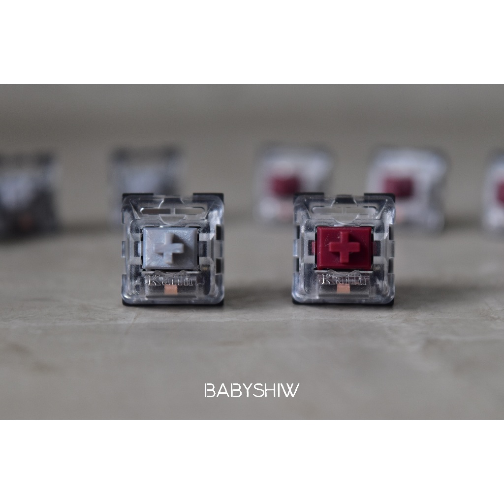 (พร้อมส่งในไทย) x10 ตัว KAILH SPEED Switch (Silver & Copper) / Linear ...