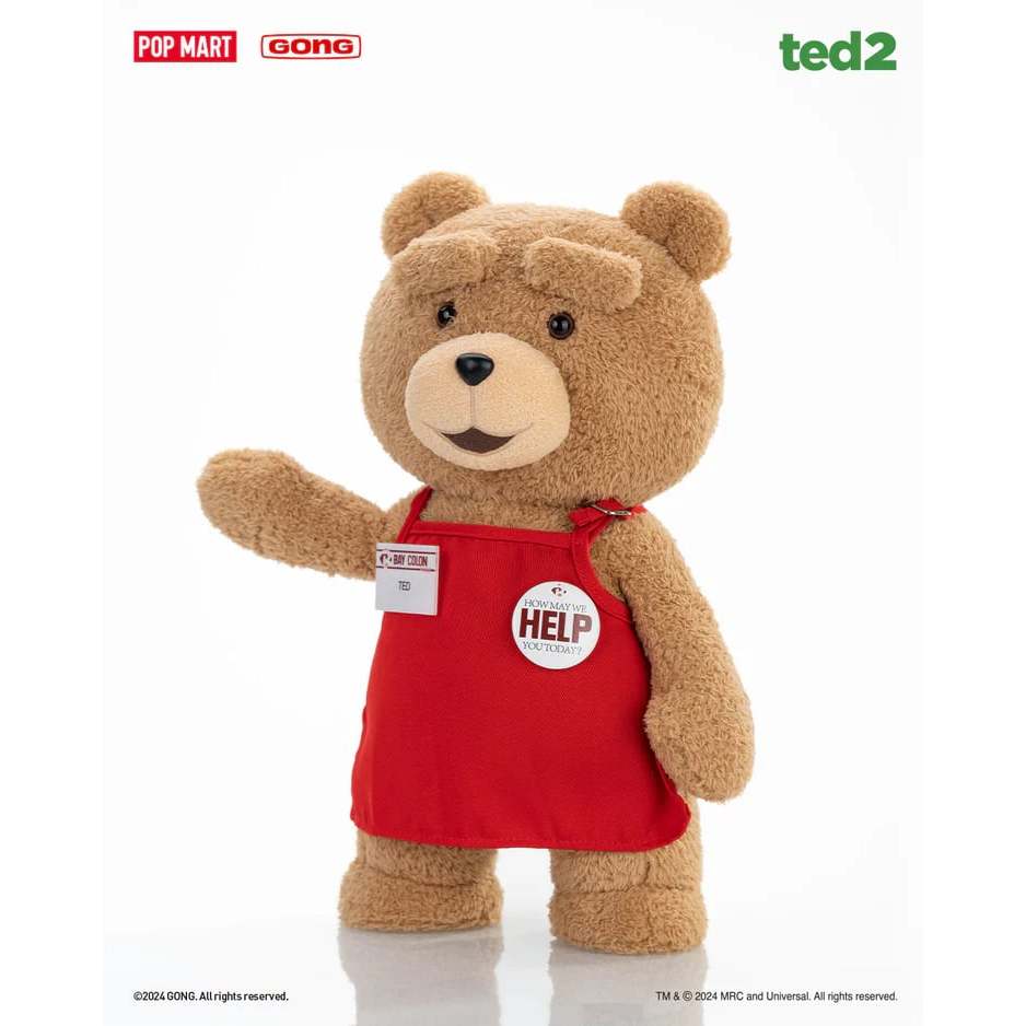 พร้อมส่ง POP MART Ted 2 Ted Action Plush Doll ของแท้ กล่องสุ่ม ฟิกเกอร์ ...