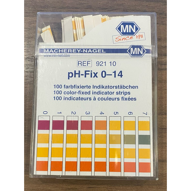 แผ่นทดสอบค่า pH-Fix 0-14 MACHEREY-NAGEL ใช้ไป 12 แผ่น เหลือ 88 แผ่น ...