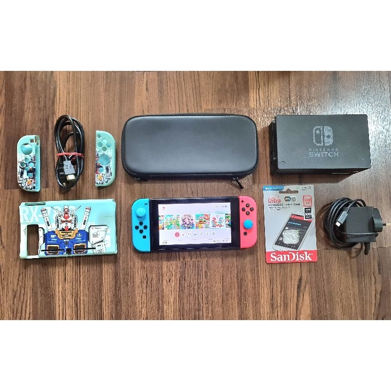 Nintendo switch V.2แปลงติดชิพระบบ Atmos แล้วเมม128ลงเกมส์ไว้ในเครื่อง ...