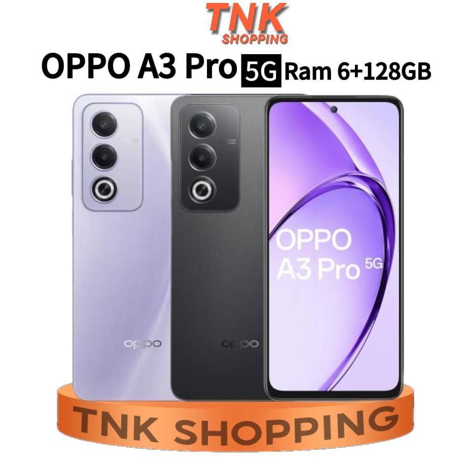 OPPO A3Pro 5G (6+128GB)(8+256GB) แบตเตอรี่ : 5,100 mAh | Shopee Thailand