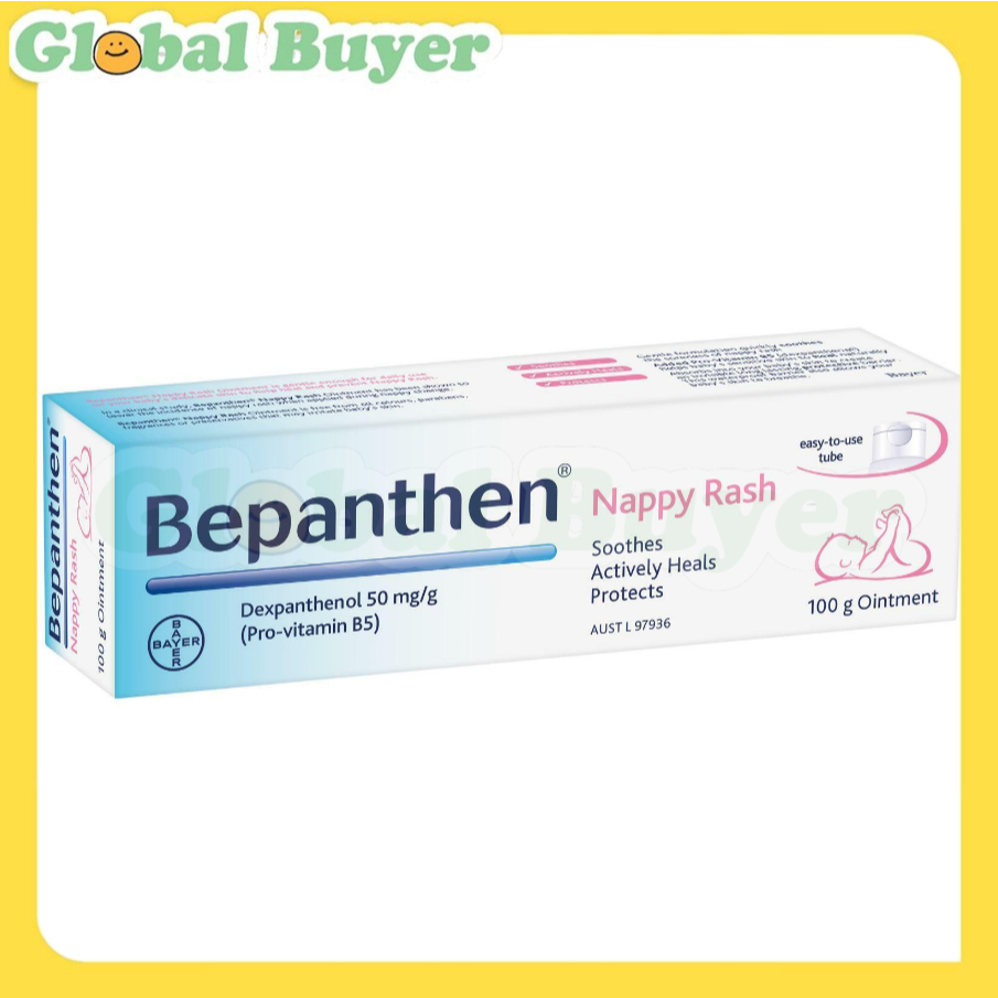 Bepanthen Nappy Rash Ointment 100g EXP:08/2026 | Shopee Thailand