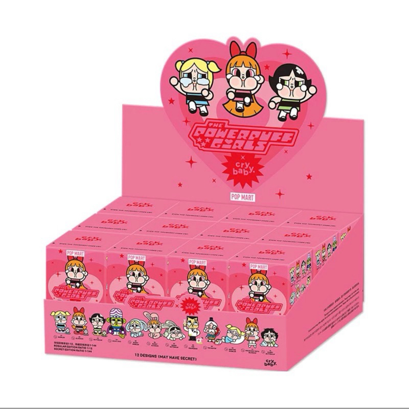 POPMART Crybaby X THE POWERPUFF GIRLS Series Blind box New Crybaby ...