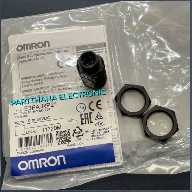 E3FA-RP21 Photoelectric SensorPNP open collector Light-ON/Dark-ON selectable ระยะจับ 4 เมตร ใช้ ...