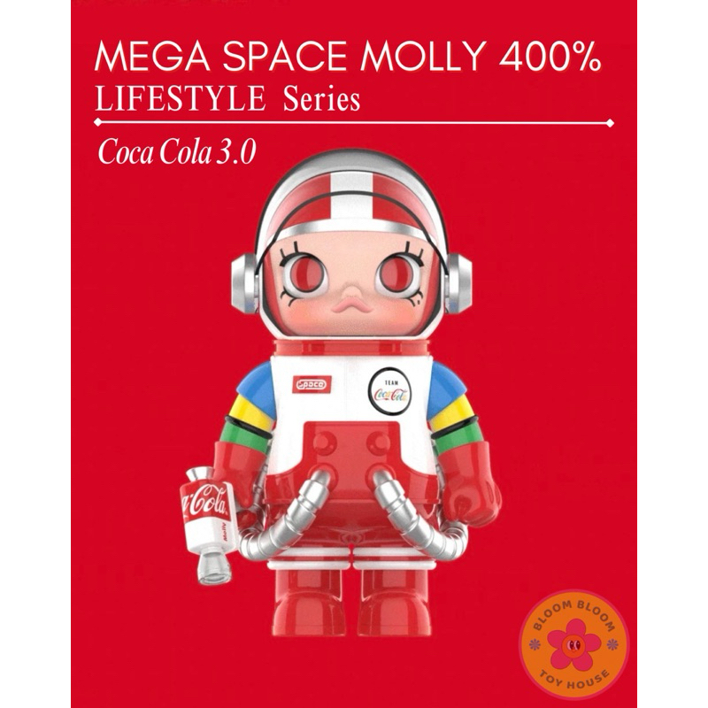 🚚💨 Pre-Order |🌈POP MART🌈| MEGA SPACE MOLLY 400% | Lifestyle Series - Coca Cola 3.0 แท้ 💯 ...