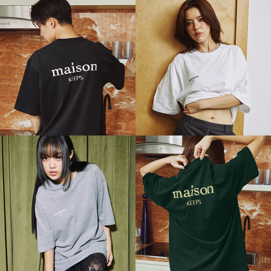 maison KEEPS | Original Oversized Tee | Unisex | เสื้อยืด ทรง oversized ...