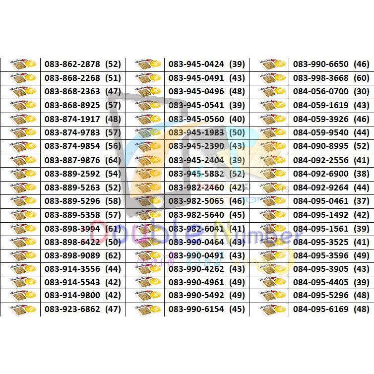 เบอร์สวยเลขมงคล เบอร์จำง่าย เสริมดวง เสริมบารมี เบอร์มงคล ais AIS Ais SimAIS 12call เอไอเอส 002 ...