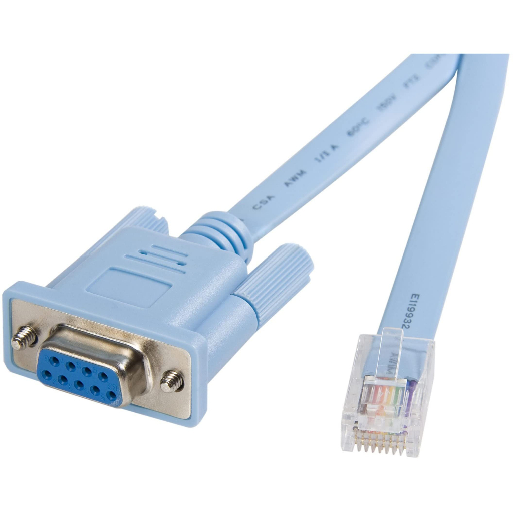RJ-45 to DB-9 Rollover Console Cable,DB9 to RJ45 Console Cable Cisco ...