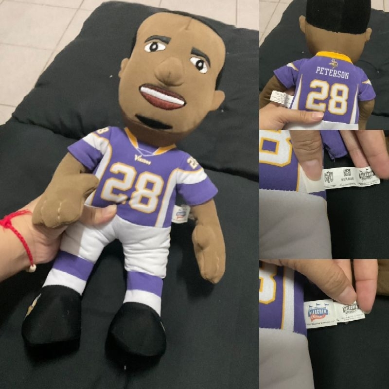ตุ๊กตา #28 ADRIAN PETERSON, NFL Players, BLEACHER CREATURES มือ 2 ...