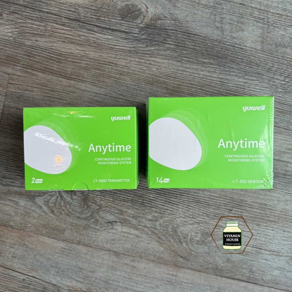 Yuwell Anytime CT3 | CGM ตรวจน้ำตาลต่อเนื่อง 14 วัน | Shopee Thailand