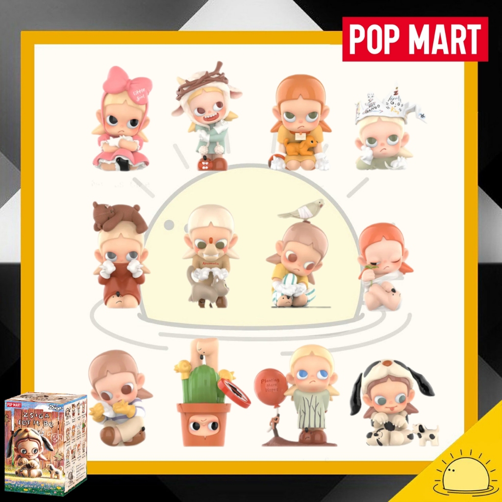 POP MART Zsiga Let It Be Series Figures (แบบสุ่ม) | Shopee Thailand