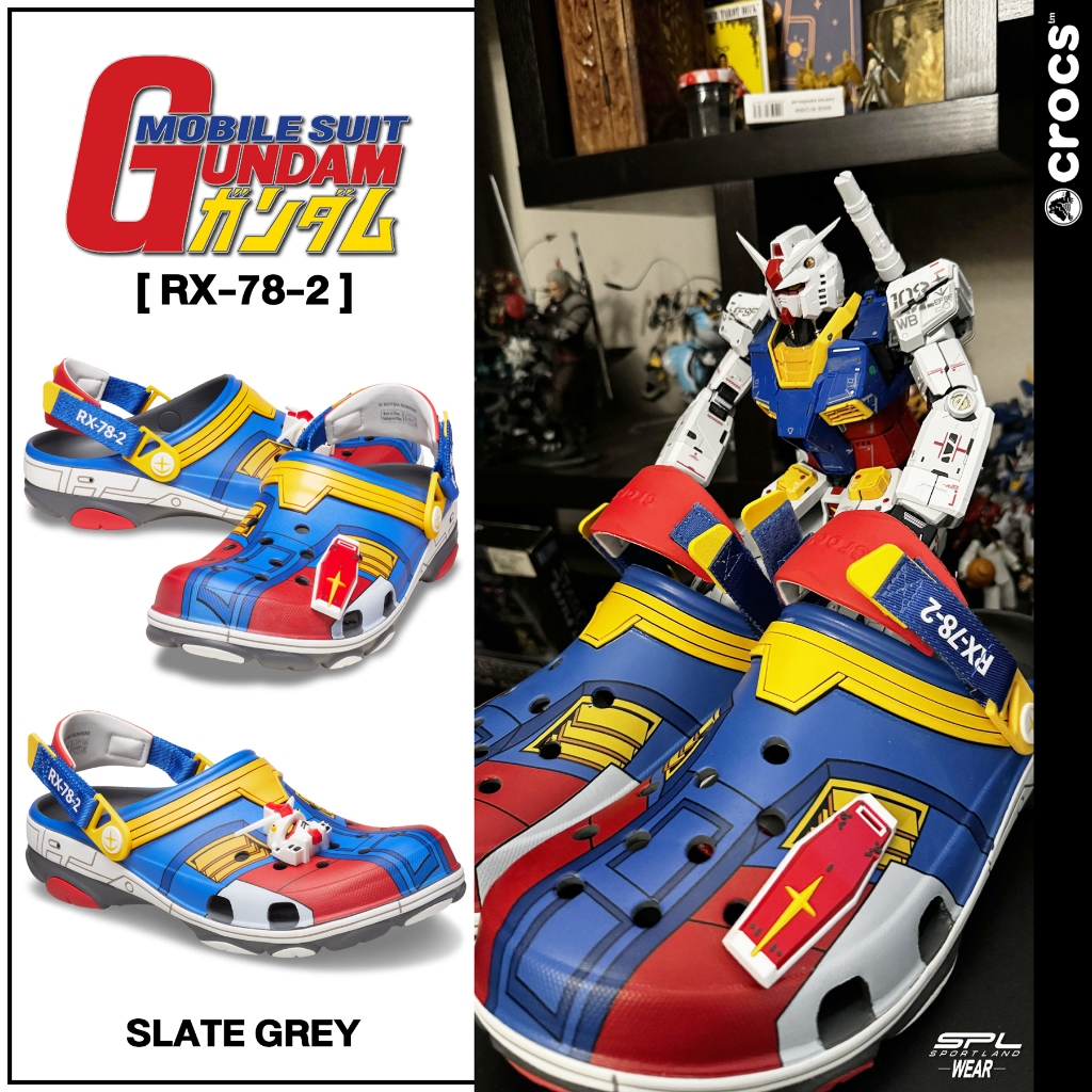 Crocs รองเท้าแตะ UX All Terrain Gundam Clog RX-78-2 รหัส 210128-0DA ...
