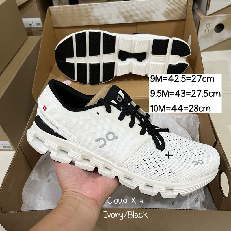 [พร้อมส่ง] New‼️ รองเท้า Cloud X4 (Men) สี Ivory/Black จากญี่ปุ่น ...