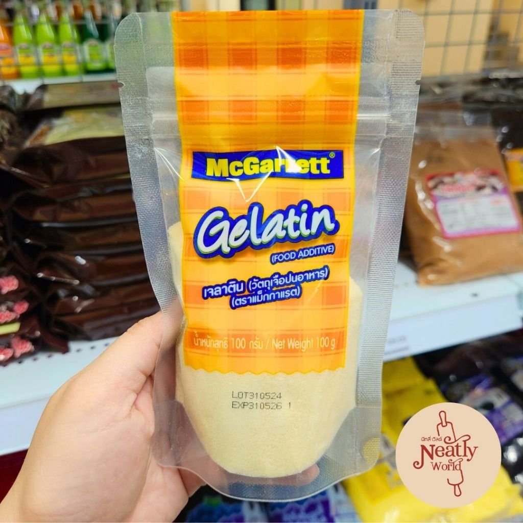 เจลาติน ชนิดผง (วัตถุเจือปนอาหาร) แม็กกาแรต Mcgarrett Gelatin (Food ...