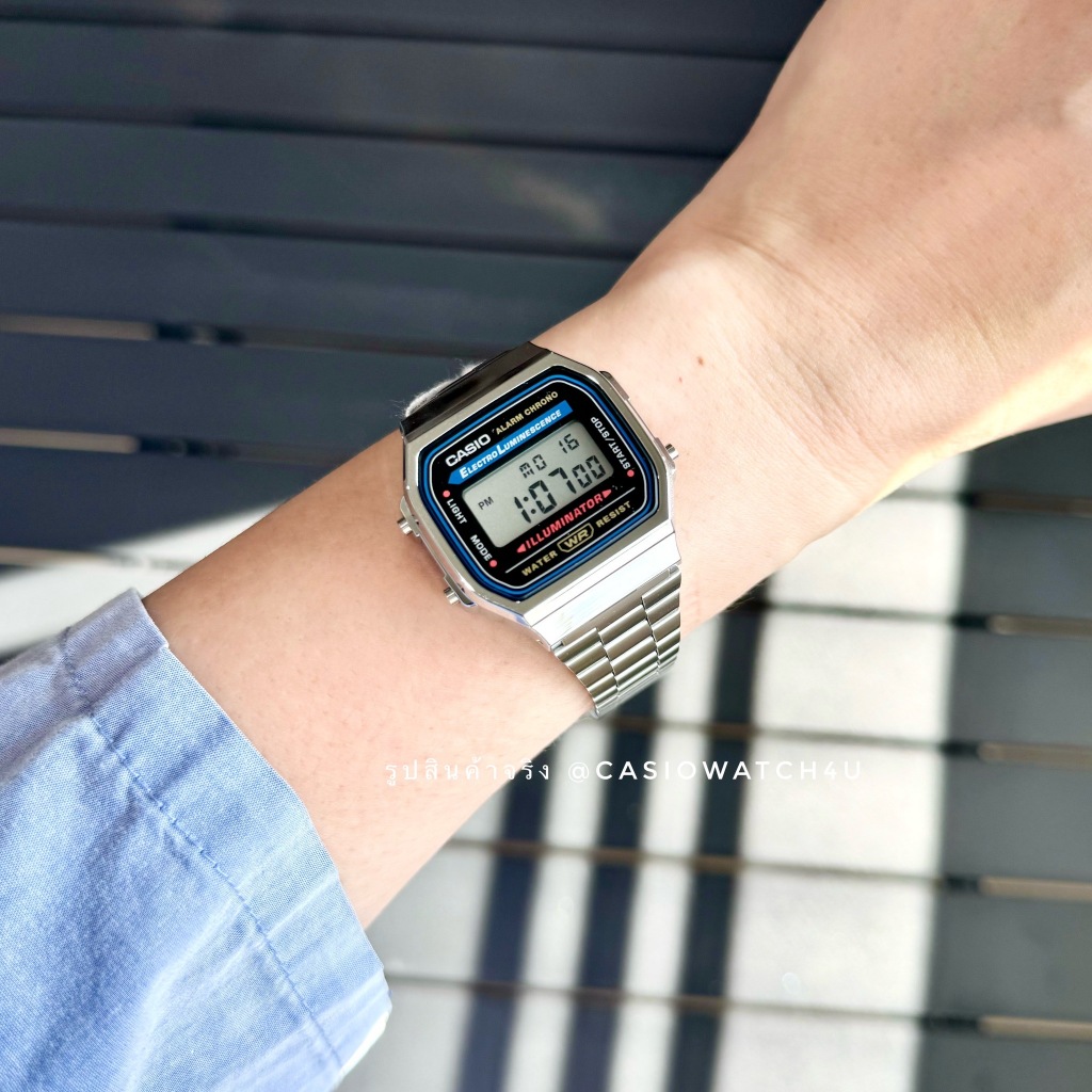 CASIO STANDARD DIGITAL รุ่น A168WA-1 ของแท้ CMG รับประกันศูนย์เซ็นทรัล 1 ปีเต็ม | Shopee Thailand