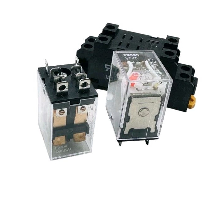 RELAY OMRON LY2N มีไฟ 12vdc 24vdc 220vac 12vac 24vac | Shopee Thailand