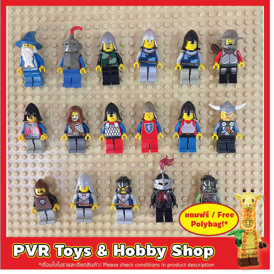 USED มือสอง LEGO® Minifigures Knight Castle Vintage set1 cmf เลโก้ มินิ ...