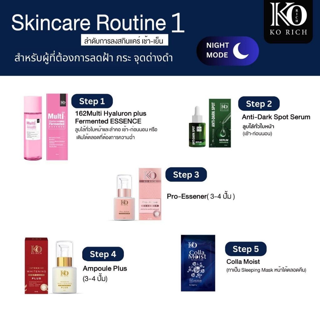 น้ำตบ Multi Essence Ko Rich | Shopee Thailand