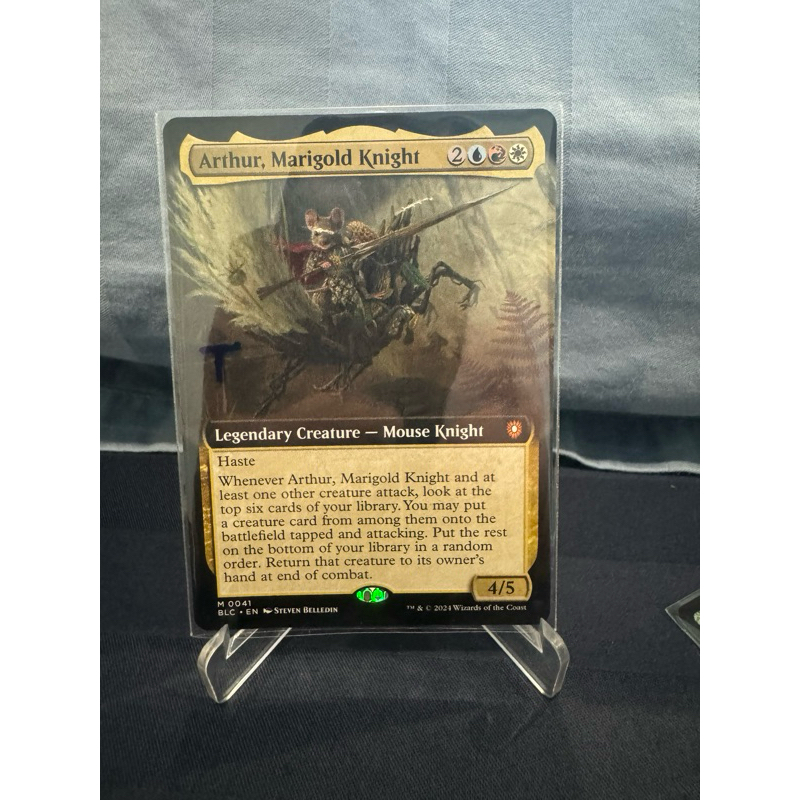 MTG Bloomburrow Commander Decks Variants: Arthur, Marigold Knight (0041 ...