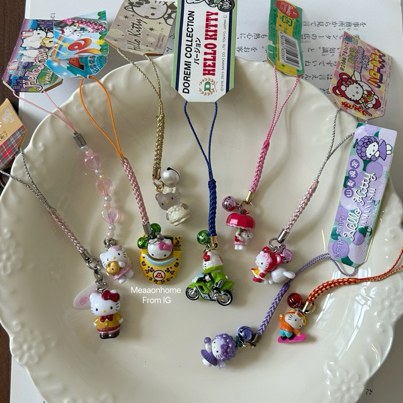 Hello Kitty Phone Charm Straps, old year สายห้อยมือถือคิตตี้คละปี ...