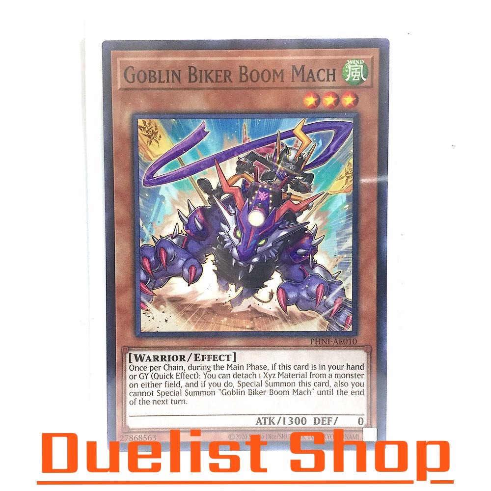 Goblin Biker Boom Mach (N) Monster Wind Level3 [Warrior/Effect] ชุด ...