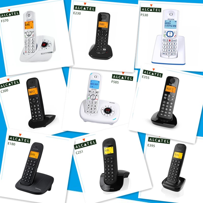 Alcatel Digital โทรศัพท์ไร้สายดิจิตอลแบบสแตนด์อโลนที่หลากหลาย หลายรุ่น ...