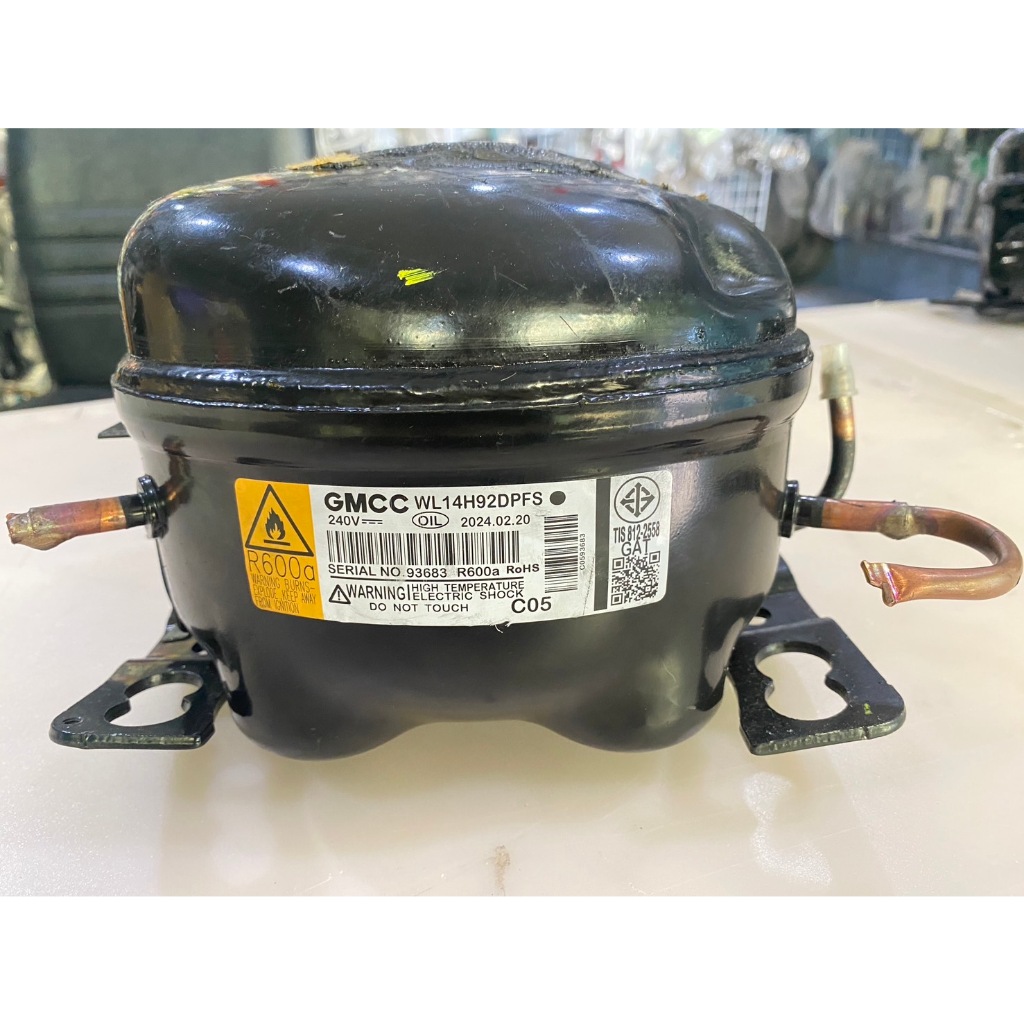 P2076 คอมเพรสเซอร์ตู้เย็น เบอร์ WL14H92DPFS (ฮิตาชิ มือสอง ของถอด ...