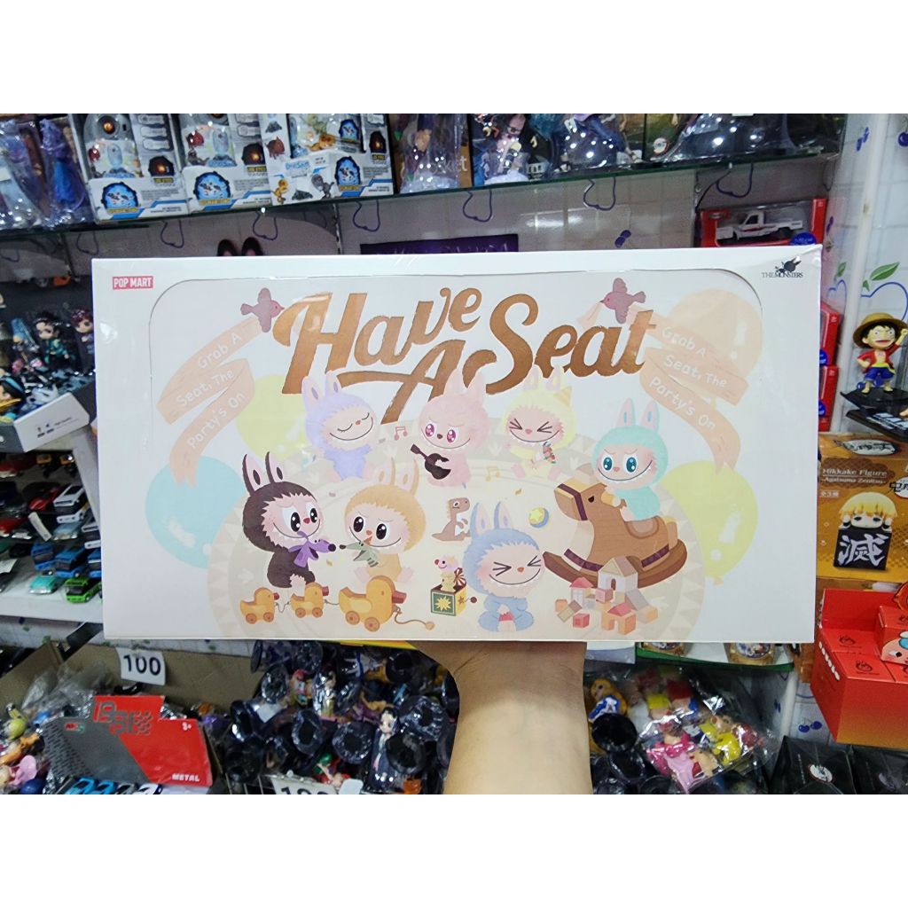 Labubu v2 THE MONSTERS - Have a Seat Vinyl Plush Blind Box | Shopee ...