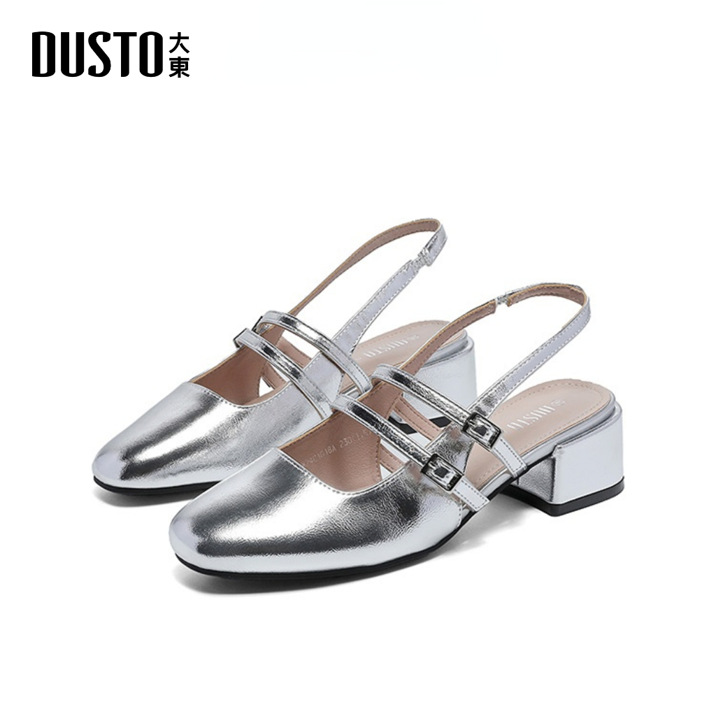 DUSTO รองเท้าแมรี่เจนเปิดส้น ฤดูกาล2024 ทรงเปิดส้น มีสายคาด ดีเทลทัน ...