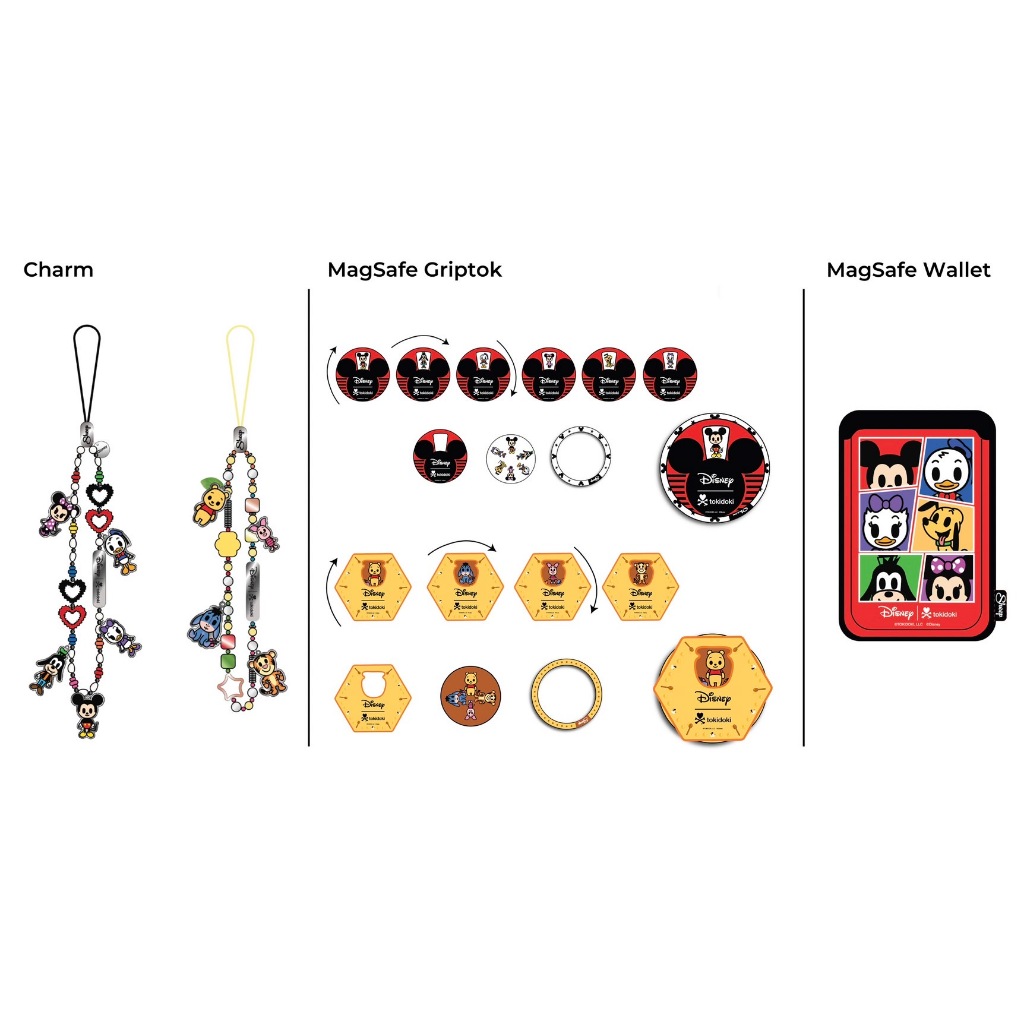 [5PHC999CHR461] Phone Charm Disney x tokidoki Mickey Mouse & Friends ...