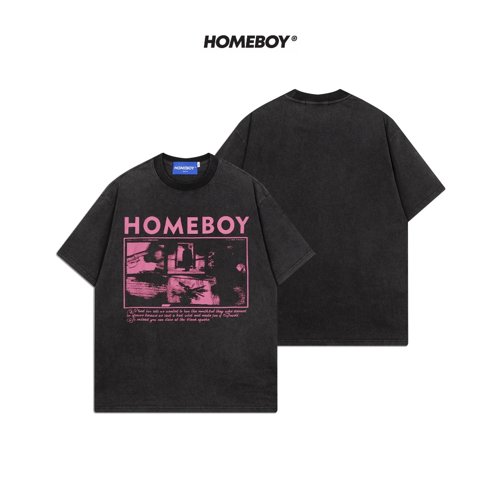 HOMEBOY เสื้อยืด UNISEX ลาย HB.LANY | Shopee Thailand