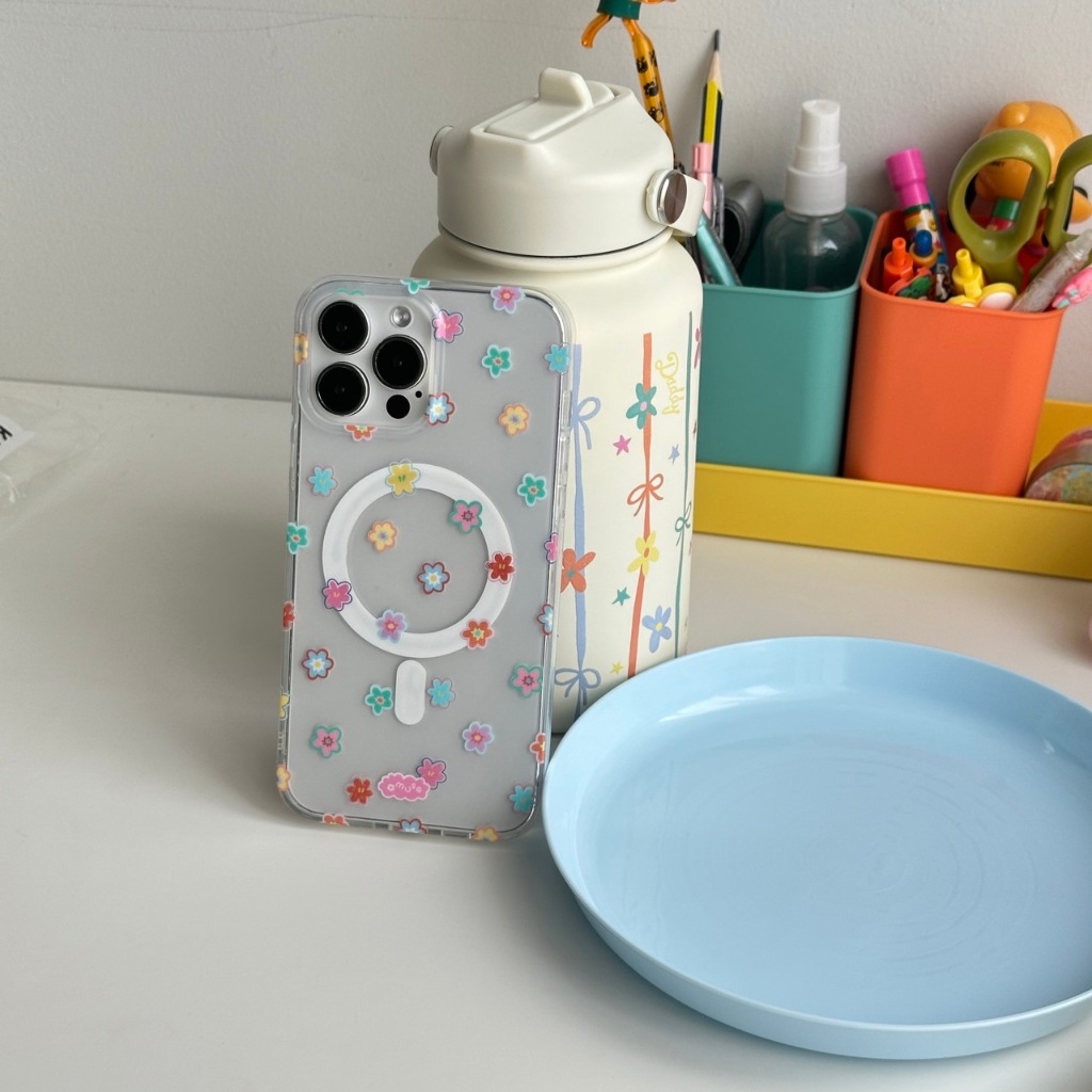 *รบกวนอ่านก่อนกดสั่งซื้อด้วยค่ะ* amuse.stuff-many flower magnetic case ...