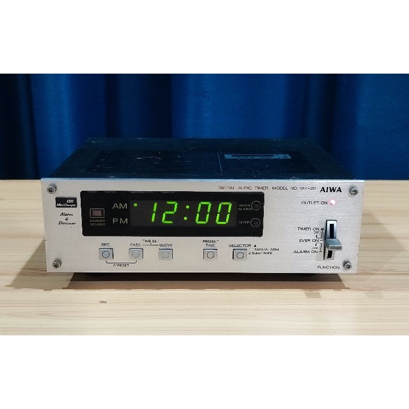 เครื่อง AUDIO TIMER AIWA MT-20 เครื่องสวย หน้าจอคมชัด (Japan) | Shopee ...