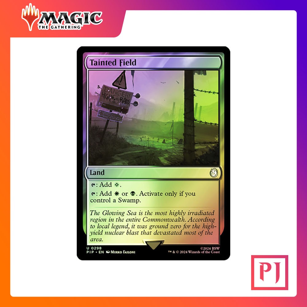 [MTG] Tainted Field [PIP] [LAND] [UNCOM] [FOIL] [ENG] (การ์ดเมจิค ...
