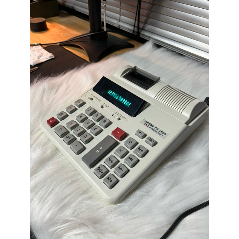 เครื่องคิดเลข แคชเชียร์ CASIO FR-2600 ปริ้นพิมพ์ไม่ได้ | Shopee Thailand
