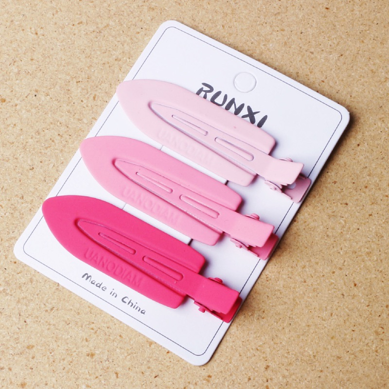 เวอร์ชั่นเกาหลี Candy Color Metal Tractor Hair Clip คลิปหนีบด้านข้าง ...