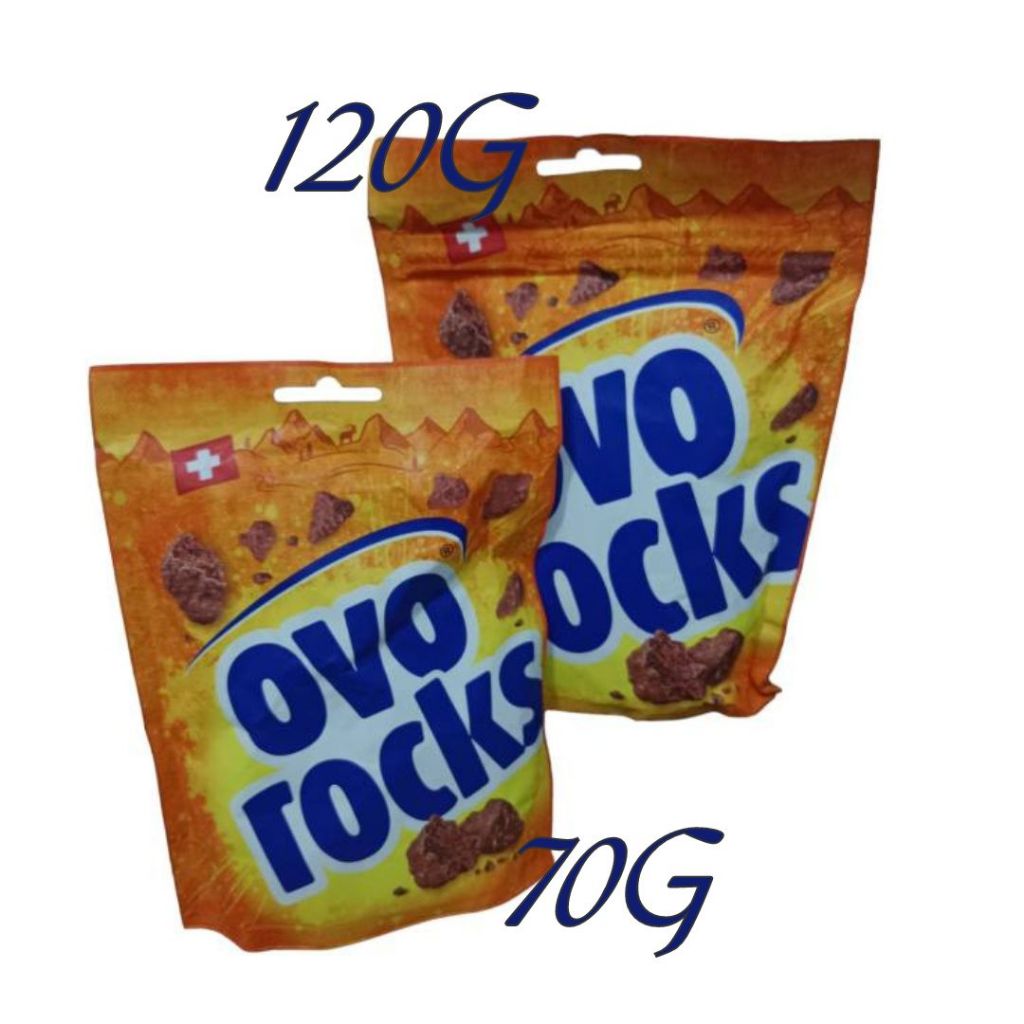 Ovomaltine Ovo Rocks palm oil free ครันชี่กรุบกรอบ 70 กรัม และ 120 กรัม ...