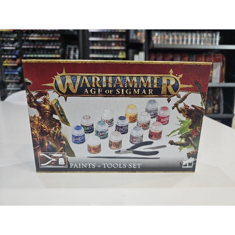 Warhammer AOS Paints + Tools Set | Shopee Thailand