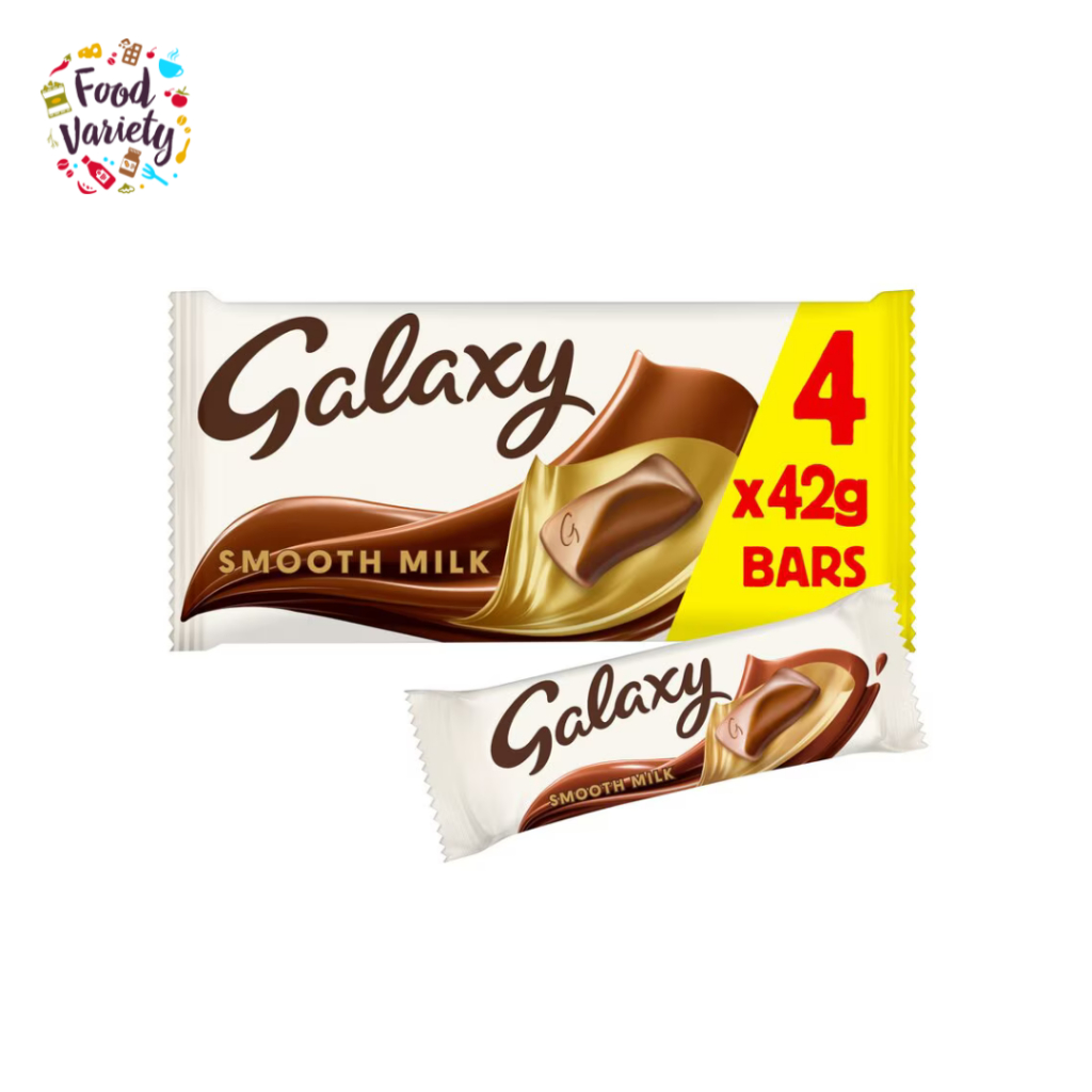Galaxy Smooth Milk Chocolate Bars Multipack [4x42g] 168g กาแล็กซี่ ...