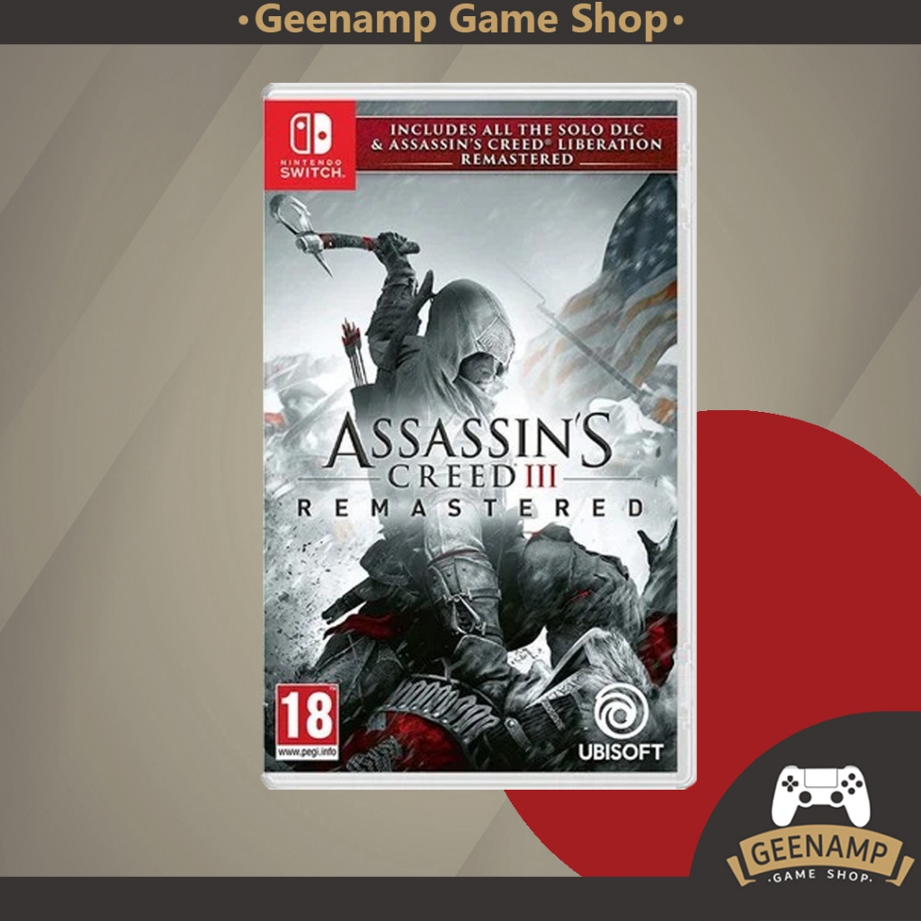 (คูปองShopee ลด15%) NSW [มือ1] ASSASSIN'S CREED III REMASTERED (R2/EU ...