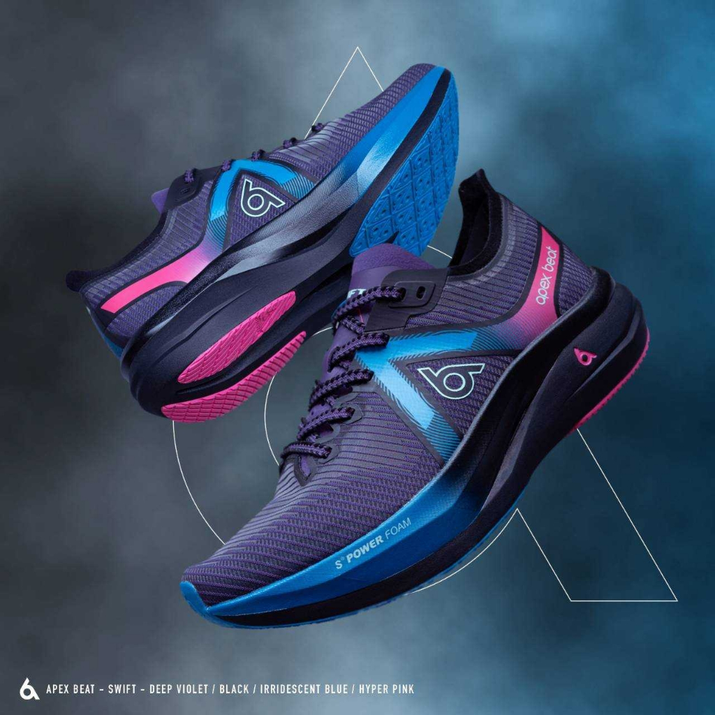 รองเท้าวิ่ง APEX BEAT SWIFT รองเท้า Running AURA MESH ระบายอากาศได้ ...