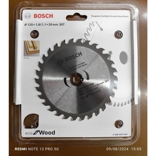 BOSCH ใบเลื่อยวงเดือน ตัดไม้ 125มม.30 ฟัน รุ่น 2608844564 สามารถ OSUKA ...